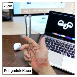 Jual STIK PENGADUK KACA 20CM / BATANG PENGADUK KACA ( ALAT LABORATORIUM ...