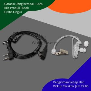 Jual WW Headset HT FBI Walkie Talkie Earset Original Wln Premium Style ...