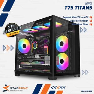 Jual NYK Nemesis T75 TITANS Gaming Case M-ATX - Casing PC Gaming ...