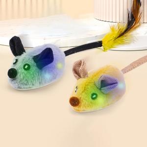 Jual Cats Toys Electric Mouse USB Charging Auto-sensing Plastic Plush ...