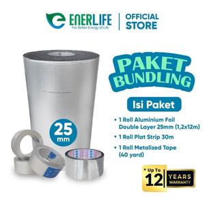 Promo ENERLIFE Thermal Foam Aluminium Foil - Roof Wall & Ducting Tebal 25mm - Platstrip Cicil 0% ...