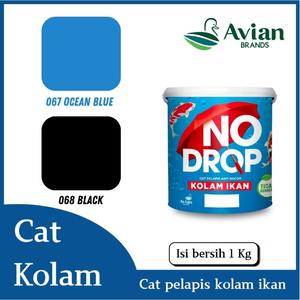 Jual Cat pelapis anti bocor | Cat kolam ikan No drop biru hitam 1 kg ...