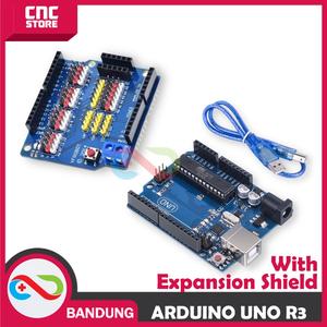 Jual ARDUINO UNO R3 ATMEGA328P ATMEGA 16U2 PLUS EXPANSION SHIELD - Kota ...