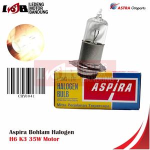 Jual Aspira Bohlam Halogen Lampu Depan Motor All Season H5 Kaki 3 12V ...