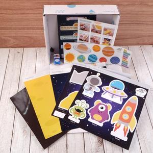 Jual (LAKUKU) Mainan anak edukasi Diorama in a Box - Outer Space Paper ...