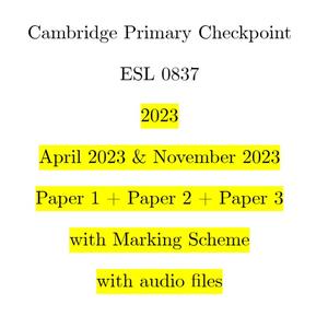 Jual Cambridge Primary Checkpoint ESL (English as Second Language ...
