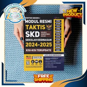 Jual Strategi Terbaik: Modul Resmi Taktis Skd Sekolah Kedinasan 2024-2025 B5 Dengan Kisi-Kisi ...