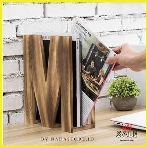 Promo RAK MAJALAH KAYU PINUS / RAK BUKU STYLE - MAGAZINE M STYLE - Kab ...