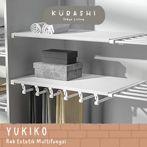 Jual KURASHI - YUKIKO Rak Devider Lemari Pakaian Praktis Ambalan ...