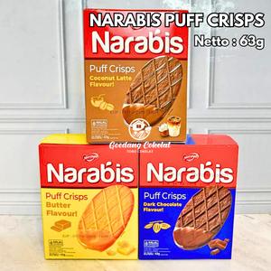 Promo NARAYA NARABIS PUFF CRISPS Biskuit Cookies Puff Rasa Butter ...