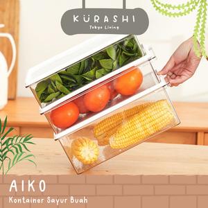 Jual KURASHI - AIKO Penyimpanan Buah Buahan Modular Wadah Box Daging ...