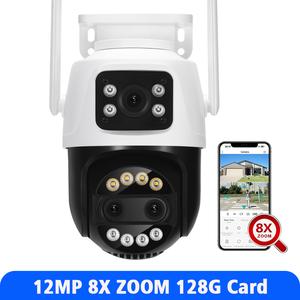 Jual 12MP 6K Wifi Camera 8X Zoom Dual Screen Ai Human Detect Auto ...