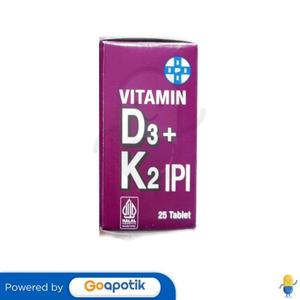 Jual IPI VITAMIN D3 + K2 BOTOL 25 TABLET - Kota Surabaya - Apotek Tower ...