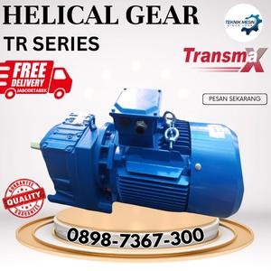 Jual HELICAL GEAR MOTOR TRANSMAX TR 97 YDA132S4 5.50KW / 7.5HP GEAR BOX ...