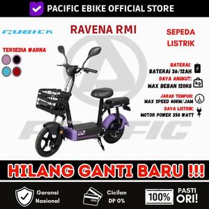 Jual SEPEDA LISTRIK GENIO RUBICK RAVENA Garansi Resmi - RED - Kab ...