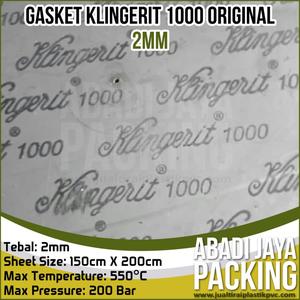 Jual gasket Klingerit 1000 2mm ORIGINAL Best - Kota Surabaya - SIGMA ...