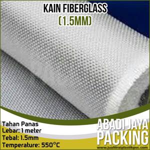 Jual glass fiber cloth / kain fiber 1.5mm x 30m (rollan) Best - Kota ...