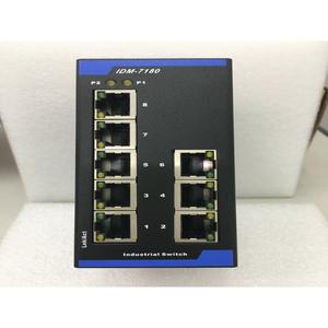 Jual Din Rail-8 Port-Industrial-Ethernet-Switch Hub 10/100Mbps IDM-718 ...