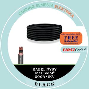 Jual KABEL NYSY 12x1.5mm2 0.6/1kV Black Colour *FIRST CABLE* - Jakarta ...