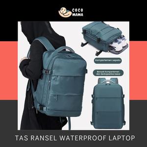 Promo Coco Mama Tas Ransel Laptop Backpack Waterproof Pria Wanita Tas ...