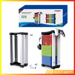 Jual Stackable Game Storage Tower stand Disc Rak Rack PS4 PS5 Xbox ...