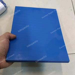 Jual Nylon PE Biru Sheet 12mm x 50cm x 50cm / Polyethylene Blue Sheet Best - Kota Surabaya ...