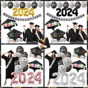Jual Pesta Ceria Store - Paket Balon Wisuda Banner Congratulations Set ...