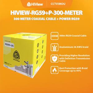 Promo HIVIEW HIVIEW-RG59+P-300-METER 300 METER COAXIAL CABLE + POWER ...