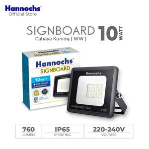 Jual Hannochs LED Flood Light Signboard 10 watt WW - Kuning - Jakarta ...
