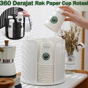 Jual Rak Paper Cup Rotasi Gratis 360 Derajat/New Cup Dispencer Rotasi ...