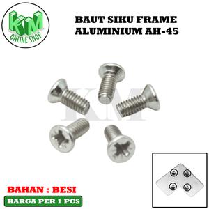 Promo Baut Siku Frame Alumunium Profile AH 45 Skrup Sekrup Baut ...