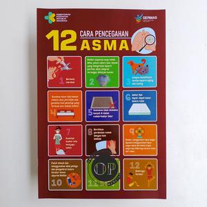 Promo Poster 12 Cara Pencegahan Asma - Penyakit Pernapasan - Poster ...