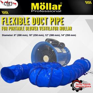 Jual Selang Portable Ventilator 10 inch/12 inch 5 meter Flexible Duct ...