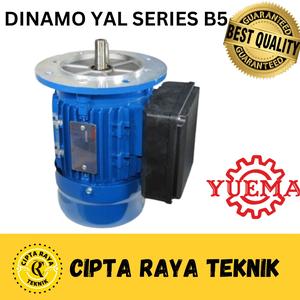 Jual DINAMO LISTRIK / ELECTRIC MOTOR YUEMA YAL 4P 1,5KW 2HP 1 PHASE SINGLE PHASE 220/240V B5 ...