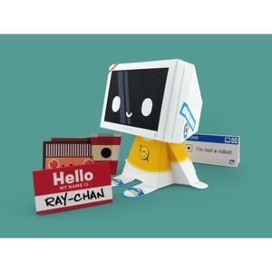 Jual Kertas Lembaran pola papercraft DIY karakter unik RAY CHAN (2SC-A8 ...