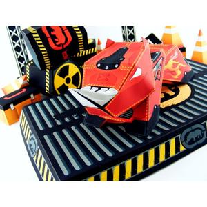 Jual Kertas Lembaran pola papercraft DIY robot Echo Rhino (2SC-G5 ...