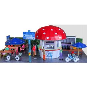 Jual Kertas Lembaran pola papercraft diorama cafe skala 87 (OP-Jg4 ...