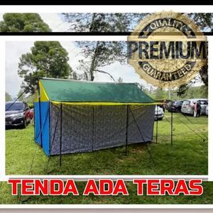 Jual TENDA PRAMUKA ADA TERAS LATEX TEBAL KAPASITAS 10-12 SISWA CAMPING ...