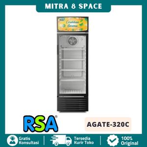 Jual SHOWCASE RSA AGATE-320C SHOWCASE PENDINGIN 1 PINTU 4 RAK GARANSI ...