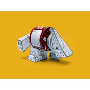Jual Kertas Lembaran pola papercraft DIY robot Ye Bot Star (2SC-G10 ...