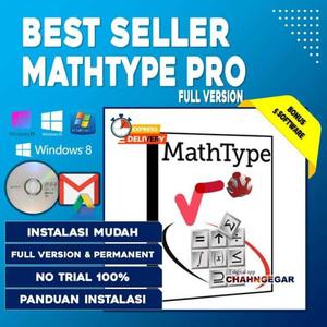 Jual MathType Pro 2020 Full Version Windows Software perhitungan ...