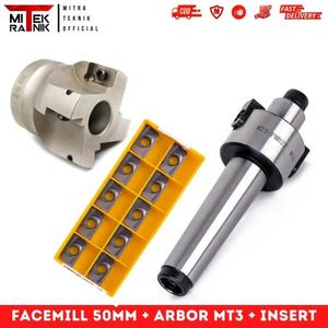 Jual Facemill 50mm Set Arbor Facemill MT3 FMB22 Set Insert APMT 1604 ...