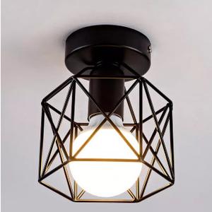 Jual Lampu Plafon Hitam Antik Desain Industri Besi Lampu Plafon Hitam ...