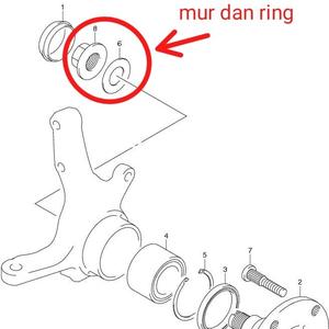 Jual mur dan ring nap roda suzuki apv - Jakarta Pusat - TRI OTOMOTIF ...