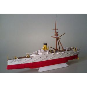 Jual Kertas Lembaran pola papercraft kapal perang Itshukusima jepang ...