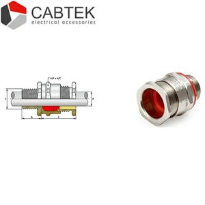Jual New Cable Gland Explosion Proof Non Armoured M20 Brass Nickle A2F Cabtek Original - Jakarta ...