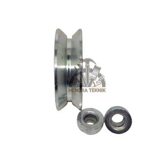 Jual per 2 pcs RODA PAGAR 60MM 70MM RODA BUBUT GALVANIZED SLIDING GATE ...