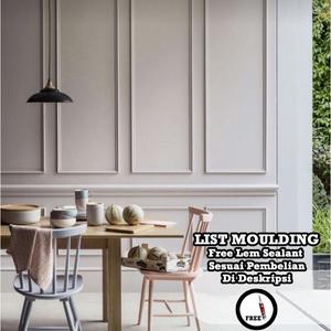 Jual WA Wall Moulding Ukuran 290cm List PVC Ukiran Dinding Hiasan ...