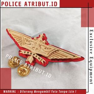 Jual Pin PROPAM POLRI TANDA KEMAHIRAN Terbaru Lis Merah Akrilik - Kab ...
