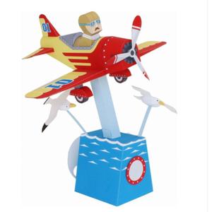 Jual Kertas Lembaran pola papercraft mainan pilot terbang (CP-AgA28 ...